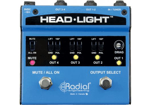 ⚡ Radial HEADLIGHT Selector De Ampli De 4 Salidas